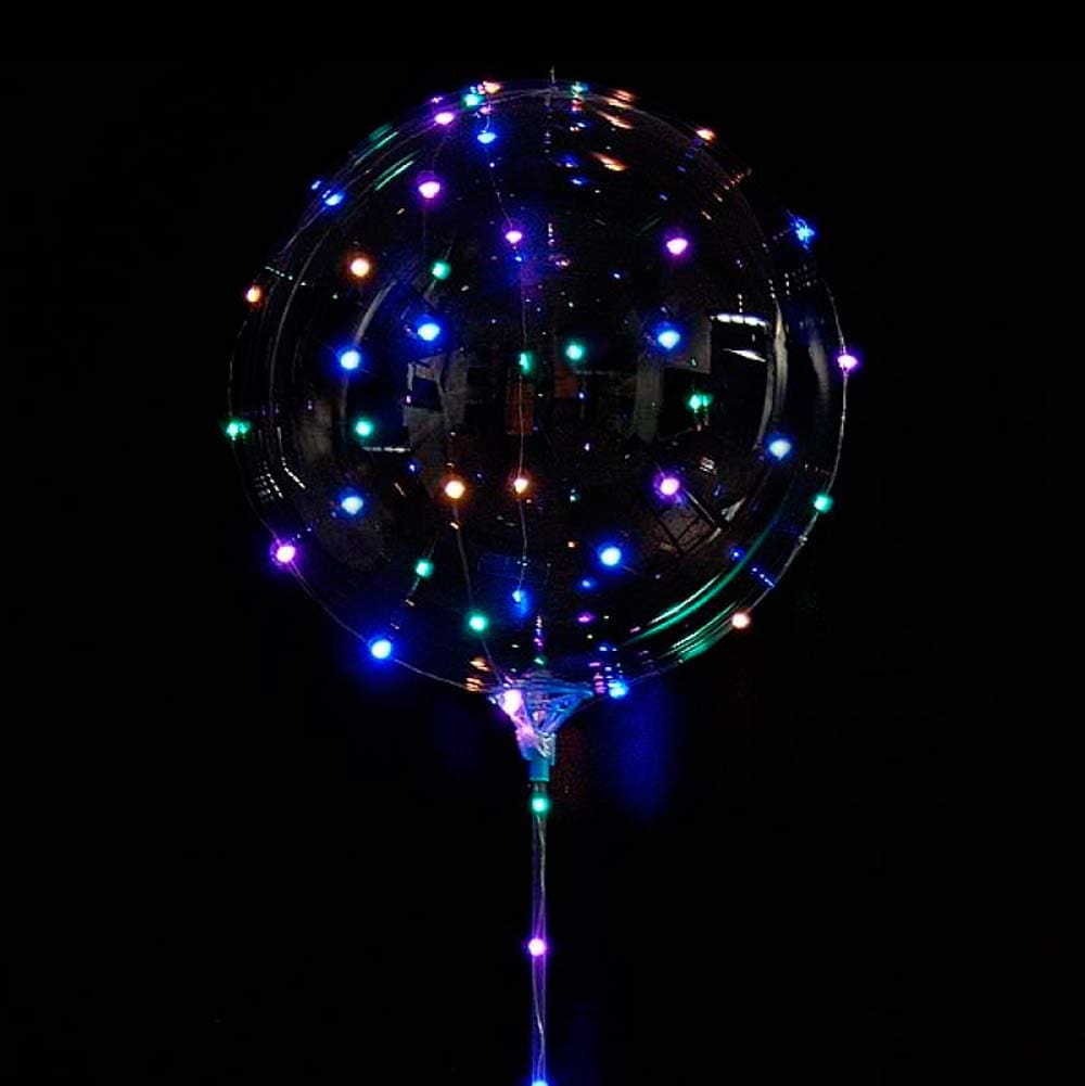 Globos Led transparentes con luz multicolor - Party Lights