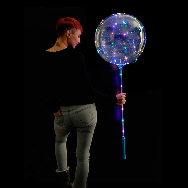 Globos Led transparentes con luz multicolor - Party Lights